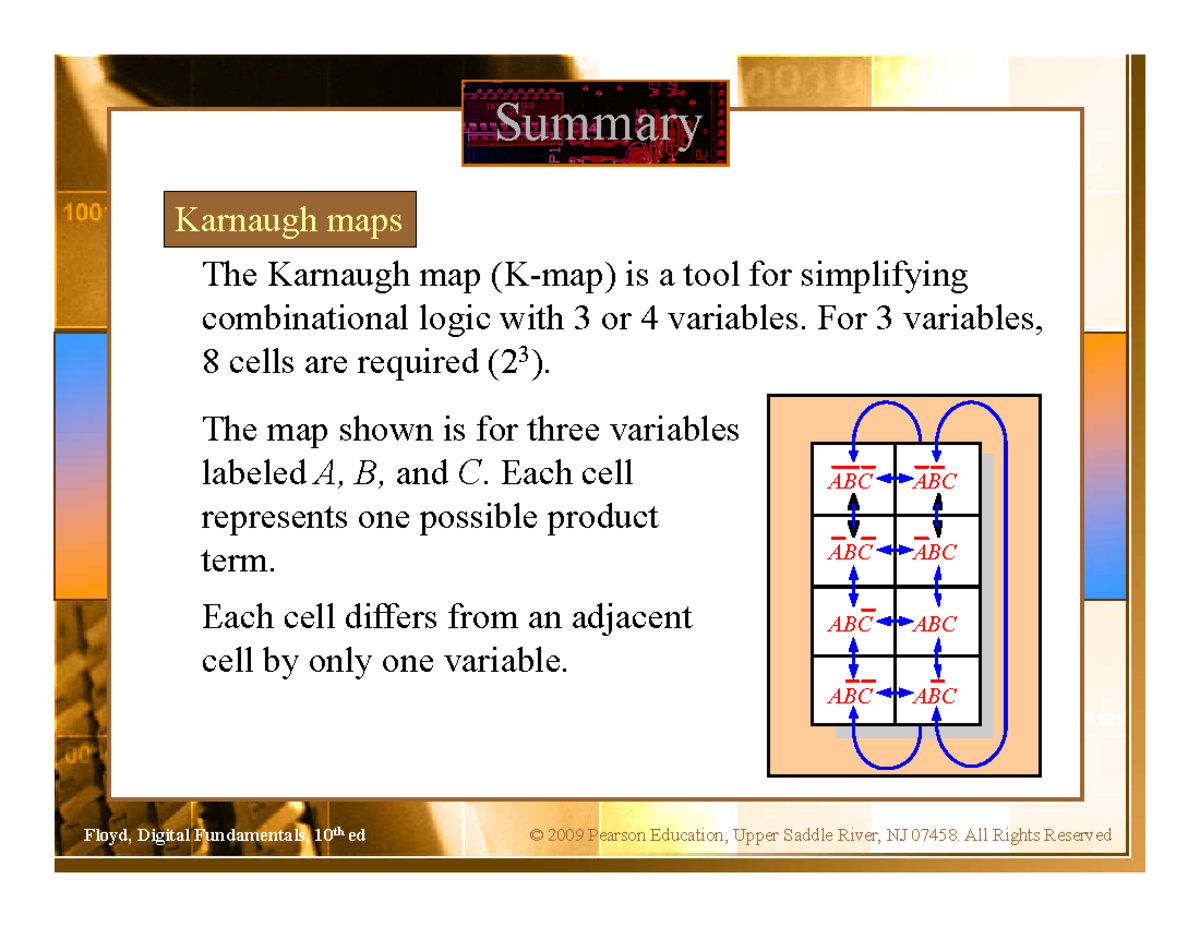 Digital Fundamentals (ABC) Lecture 12: Karnaugh Maps & Minimization ...
