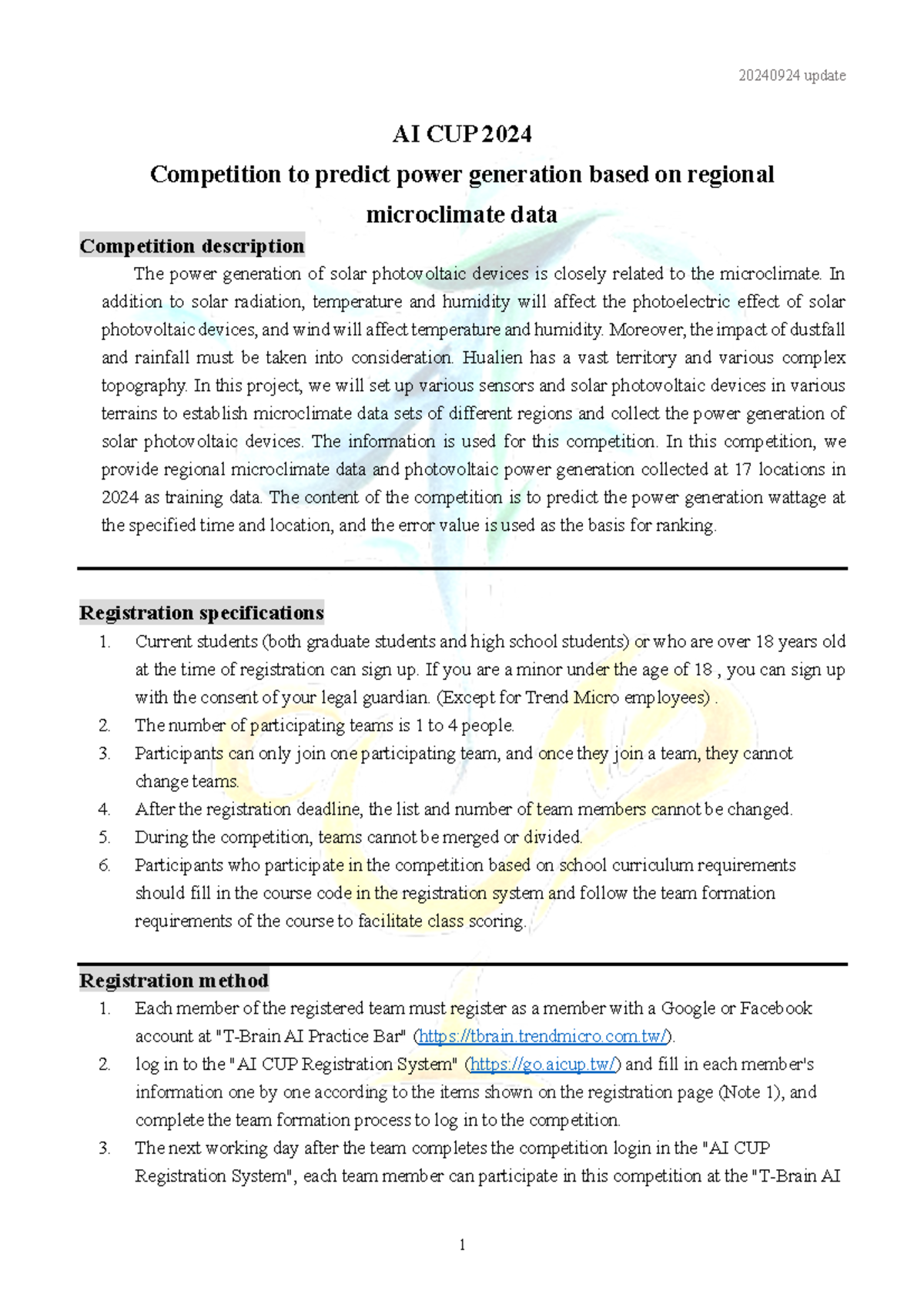 ENG. rules - AI CUP 2024 Competition to predict power generation based on regional microclimate ...