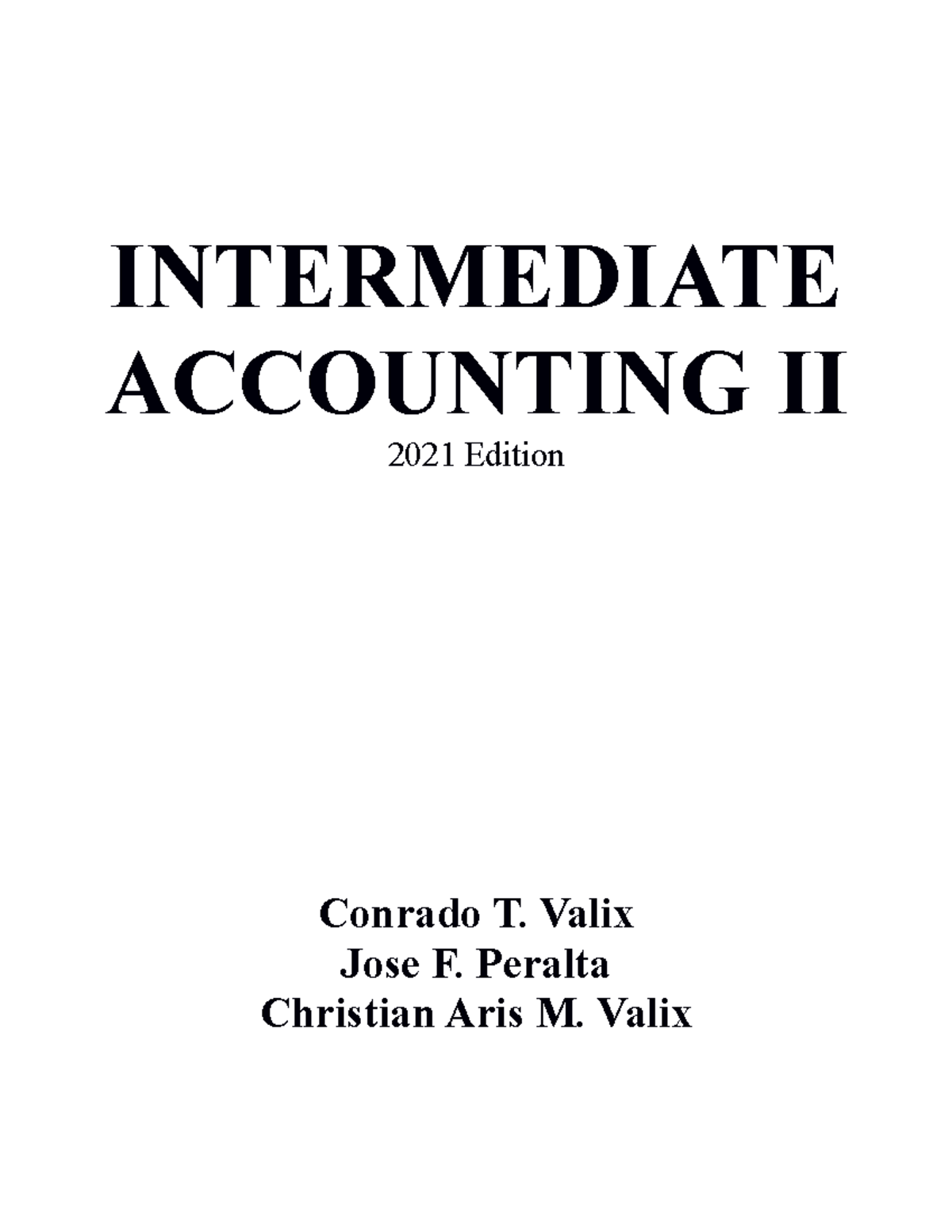 Intermediate Accounting II - Chapter Summaries for ACTG 25A - Studocu