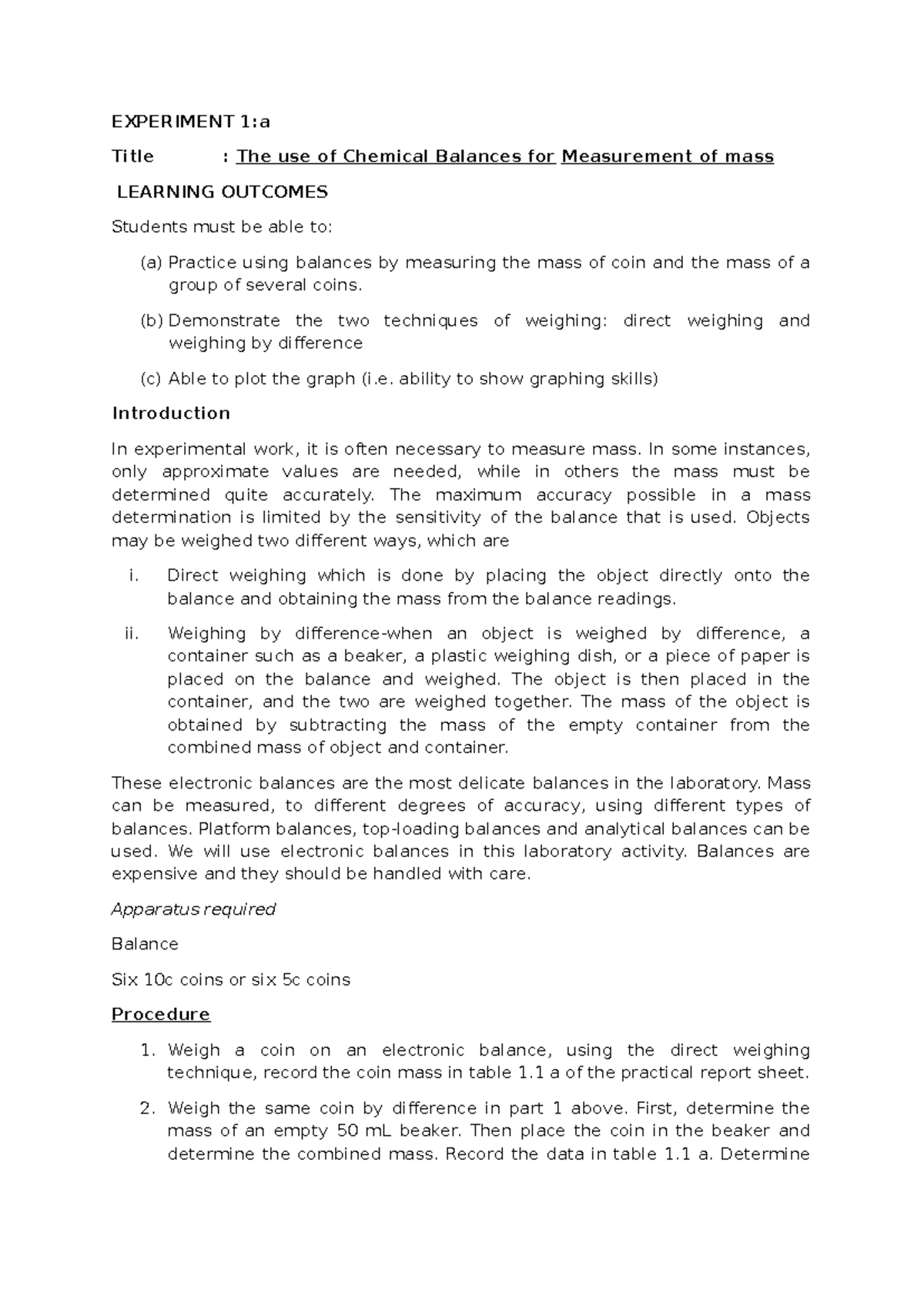 522011 20 (NCHE 171) - Botany 171 NCHE 171 MTHS 173 MCBN 171 ...