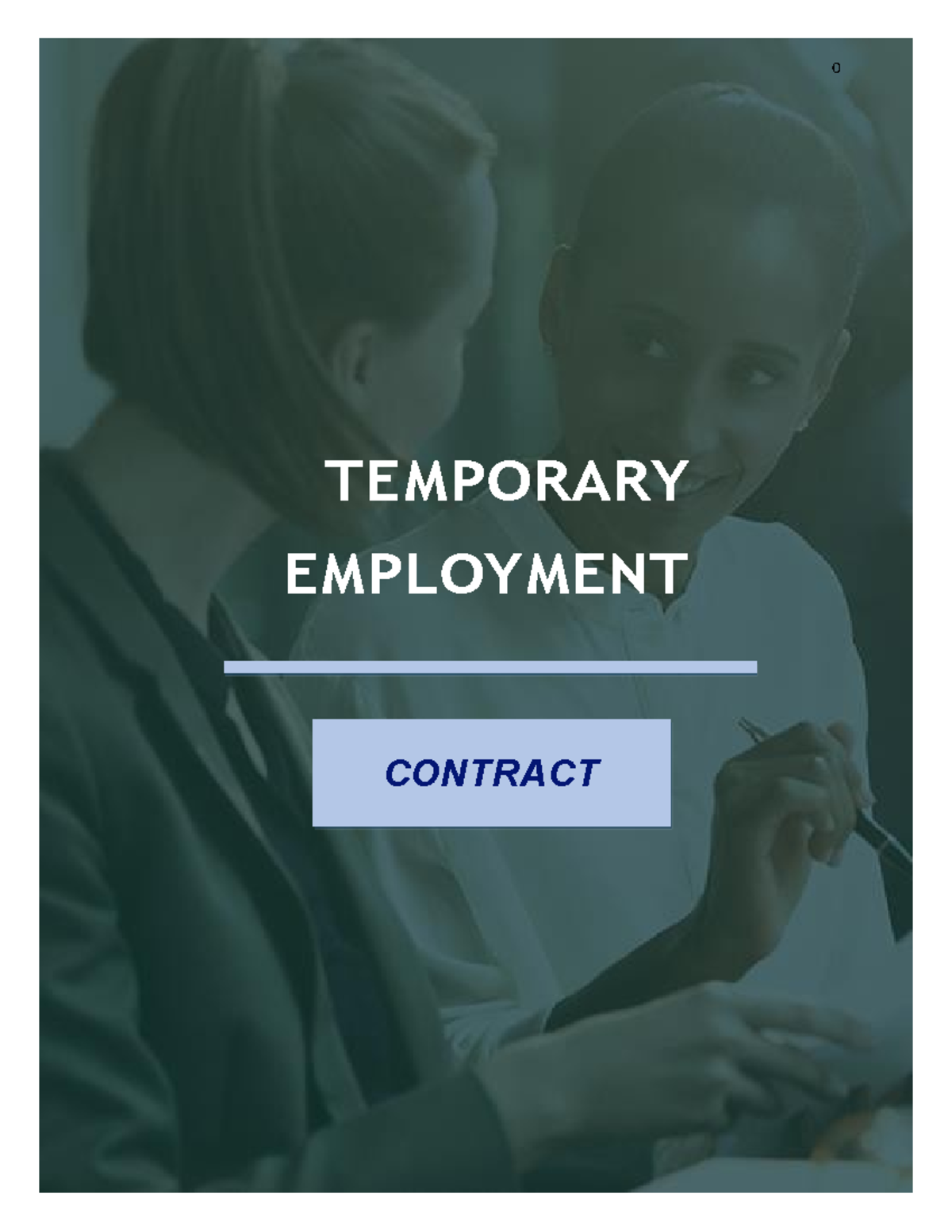 Temporary Employment Contract Overview (Basic) - Studocu