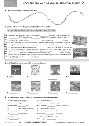 Brainy klasa 5 Unit Tests Answer Key - UNIT 1 Unit 1 Test A 1 1F 2F 3T ...