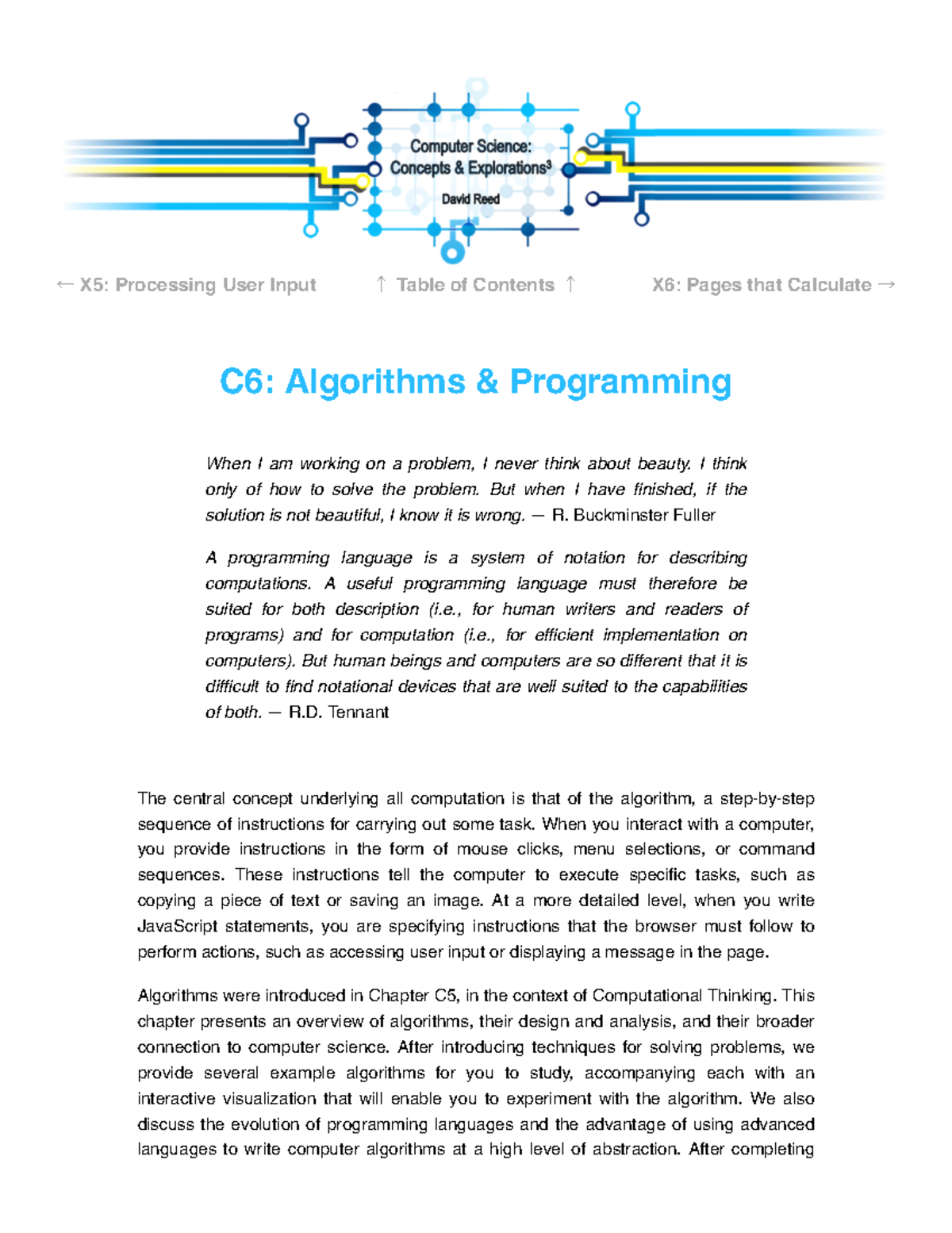 CS Chapter 6: Understanding Algorithms & Performance Analysis - Studocu