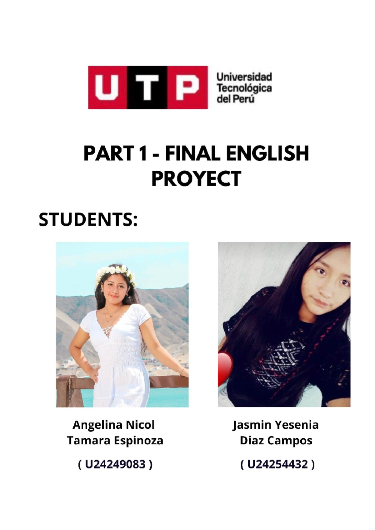 Final project for English class - Studocu