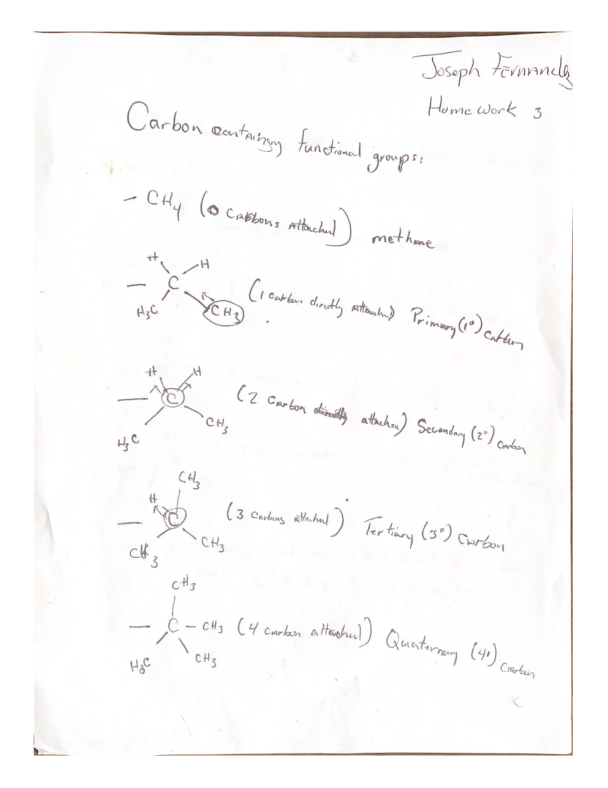Homework 3: Carbon-Containing Functional Groups Analysis - Studocu