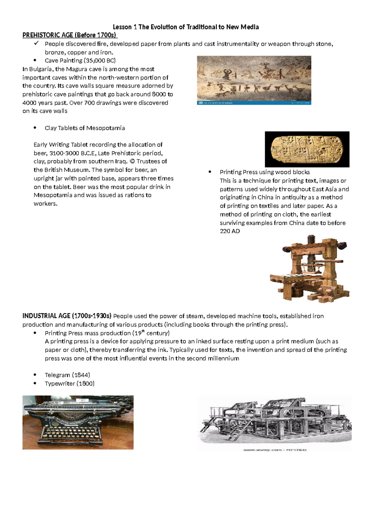 MIL-Handout - It can help you - Lesson 1 The Evolution of Traditional ...
