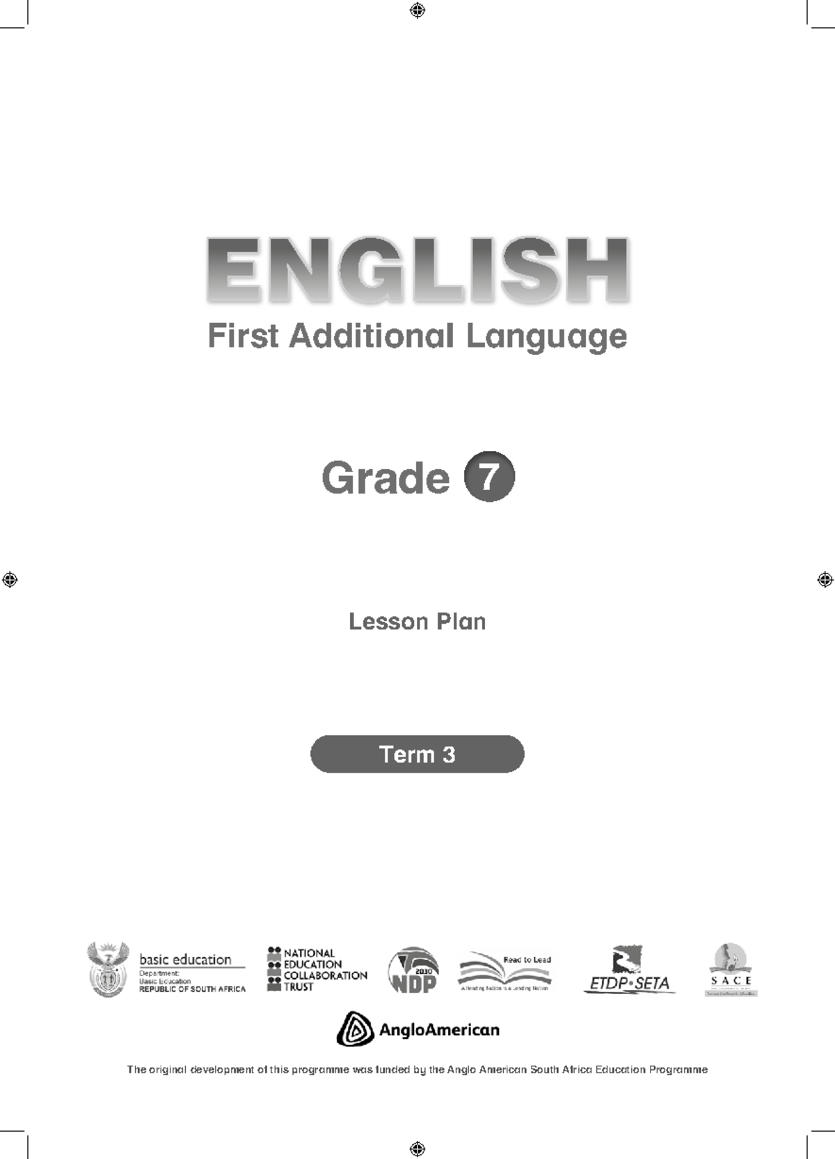 Gr 7 Term 3 2023 EFAL Lesson Plan: Exploring Themes in Poetry - Studocu