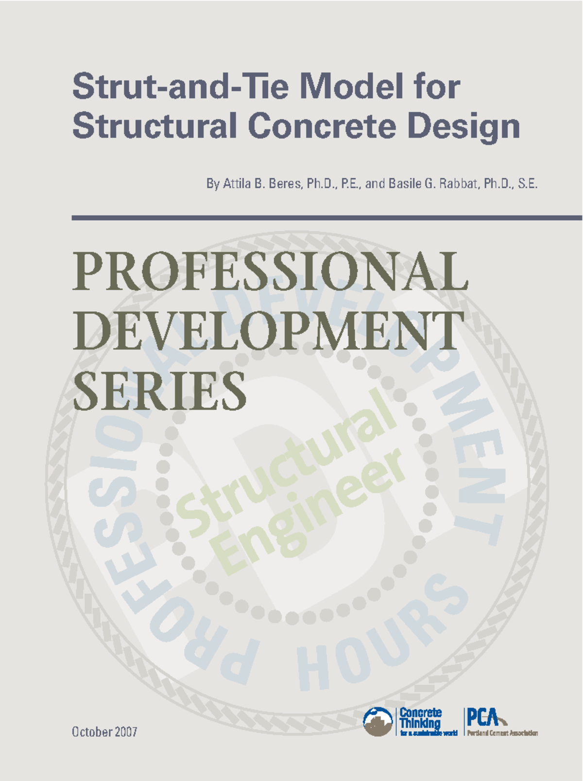PDH STM Design Method for Structural Concrete Analysis - Studocu