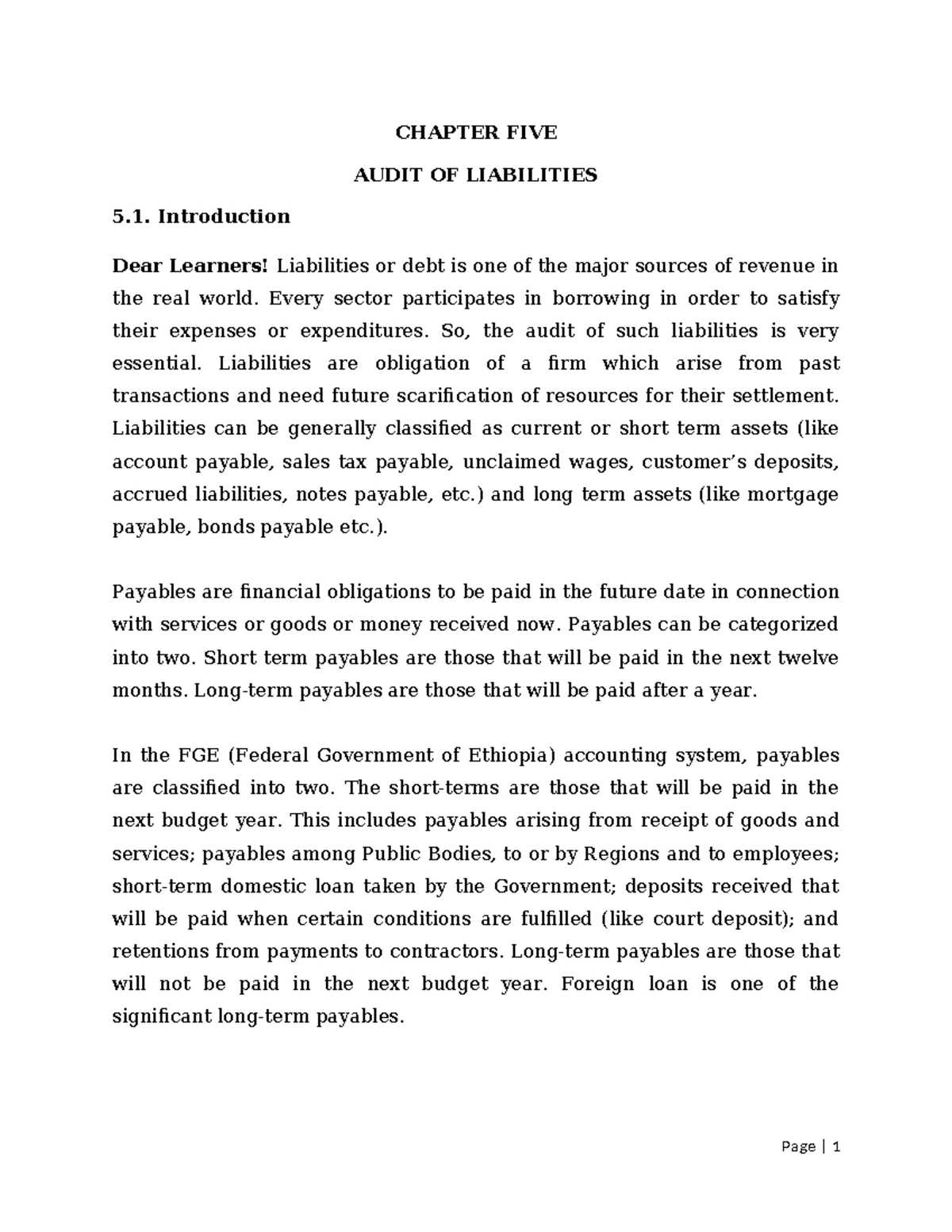 Chapter 3: Audit of Payroll and Personnel Cycle - Detailed Overview - Studocu