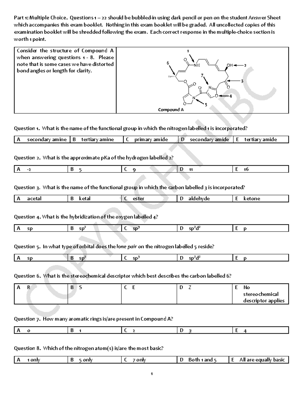 2023 MT - Midterm 1: Multiple Choice & Short Answer Exam - Studocu