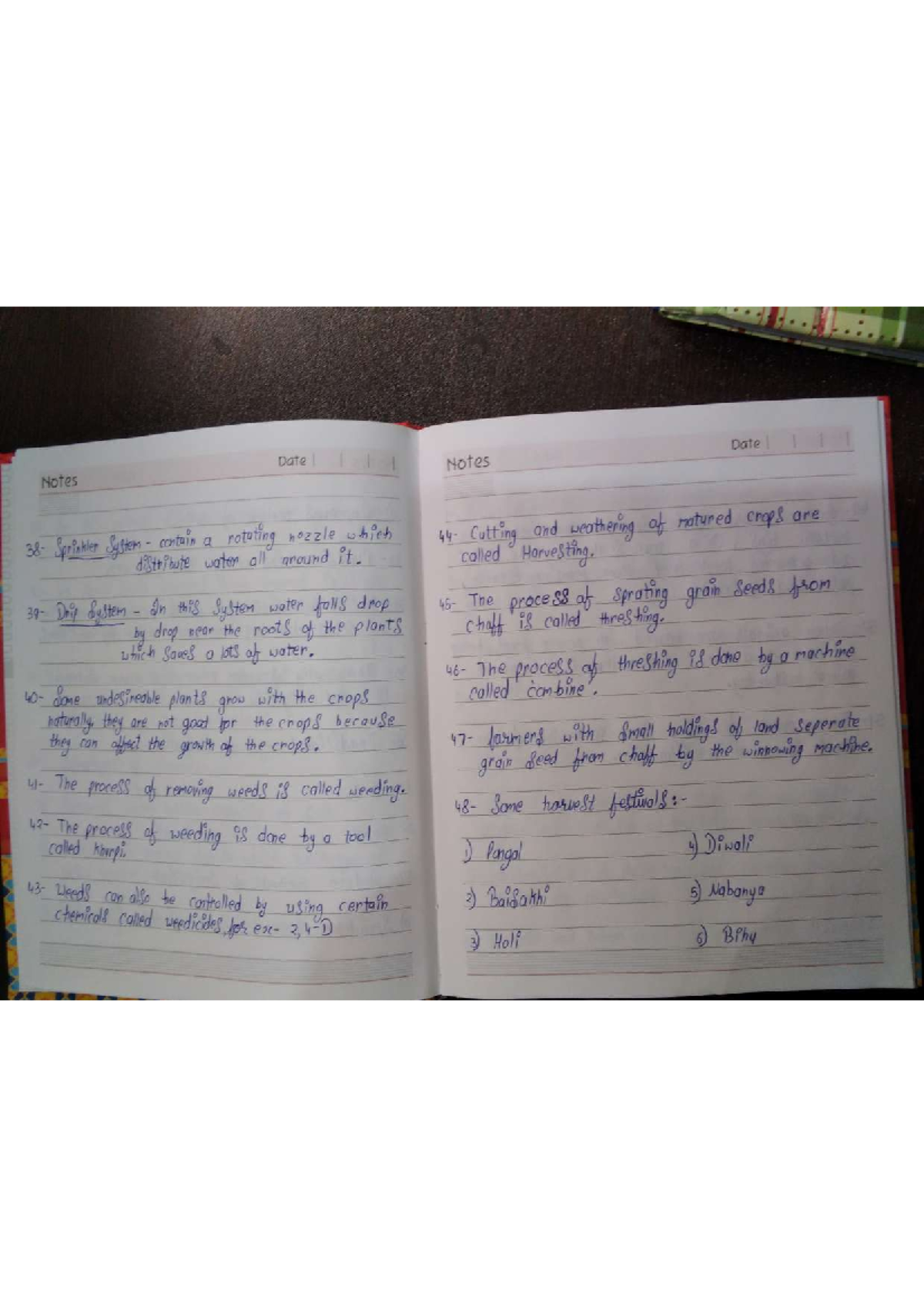 Deep Notes on Agriculture (AGRI 101): Irrigation, Crop Types ...