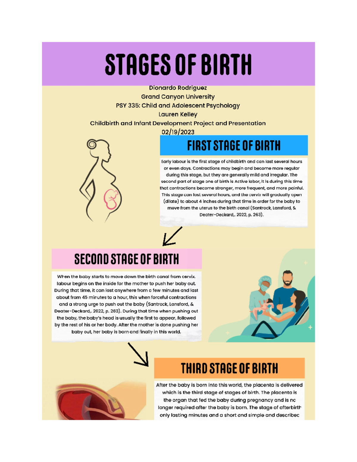 Childbirth & Infant Development: Project Presentation Guide - Studocu