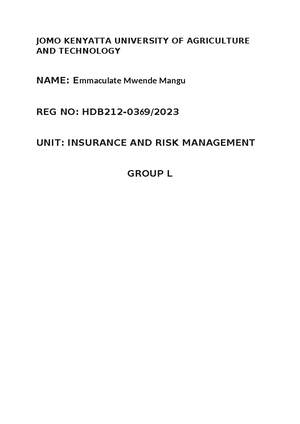 RISK Management: Understanding the Nature of Risk and Its Implications ...