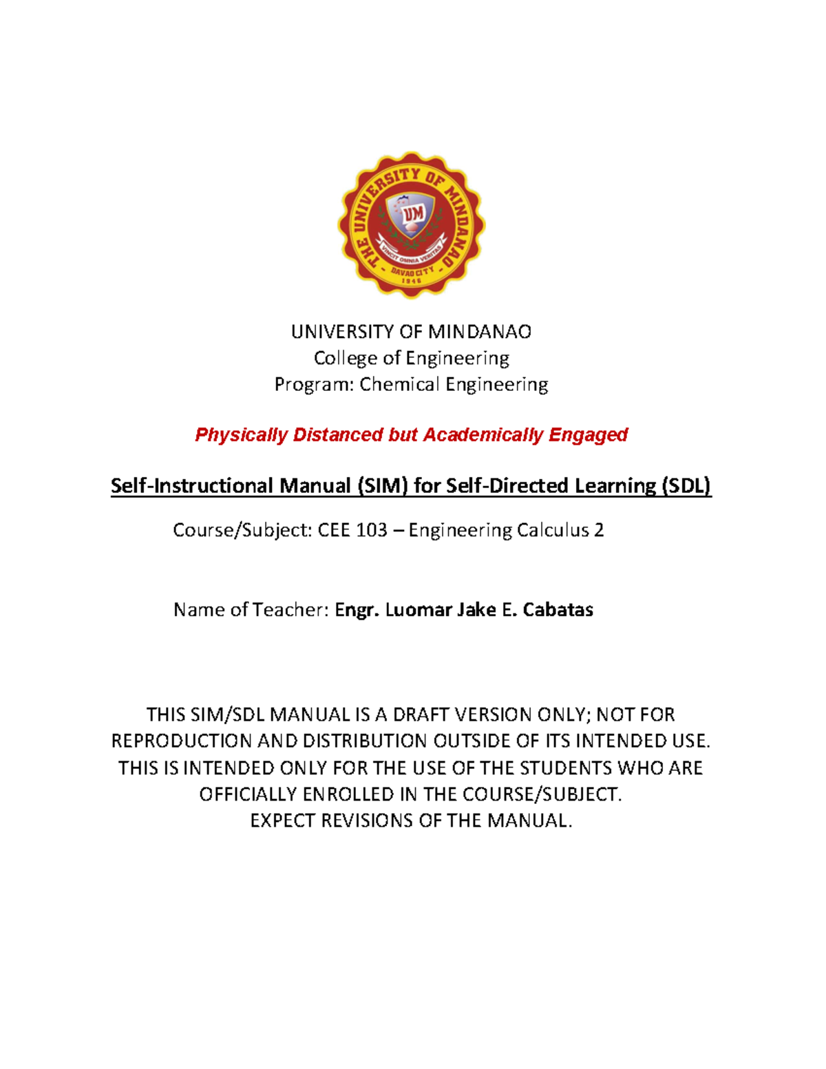 Cee103simweek 1 9 Physics Calculus Based Warning Tt Undefined Function 32 University Of