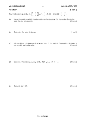 Math Apps Unit 1 - Notes/cheat sheet of math apps unit 1 - Mathematics ...