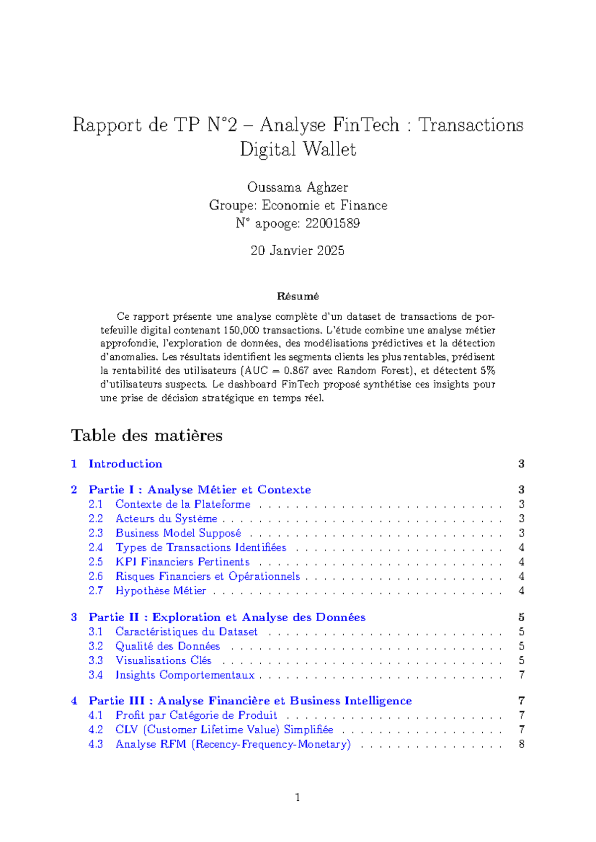 Rapport de TP2 FinTech : Analyse des Transactions de Portefeuille ...