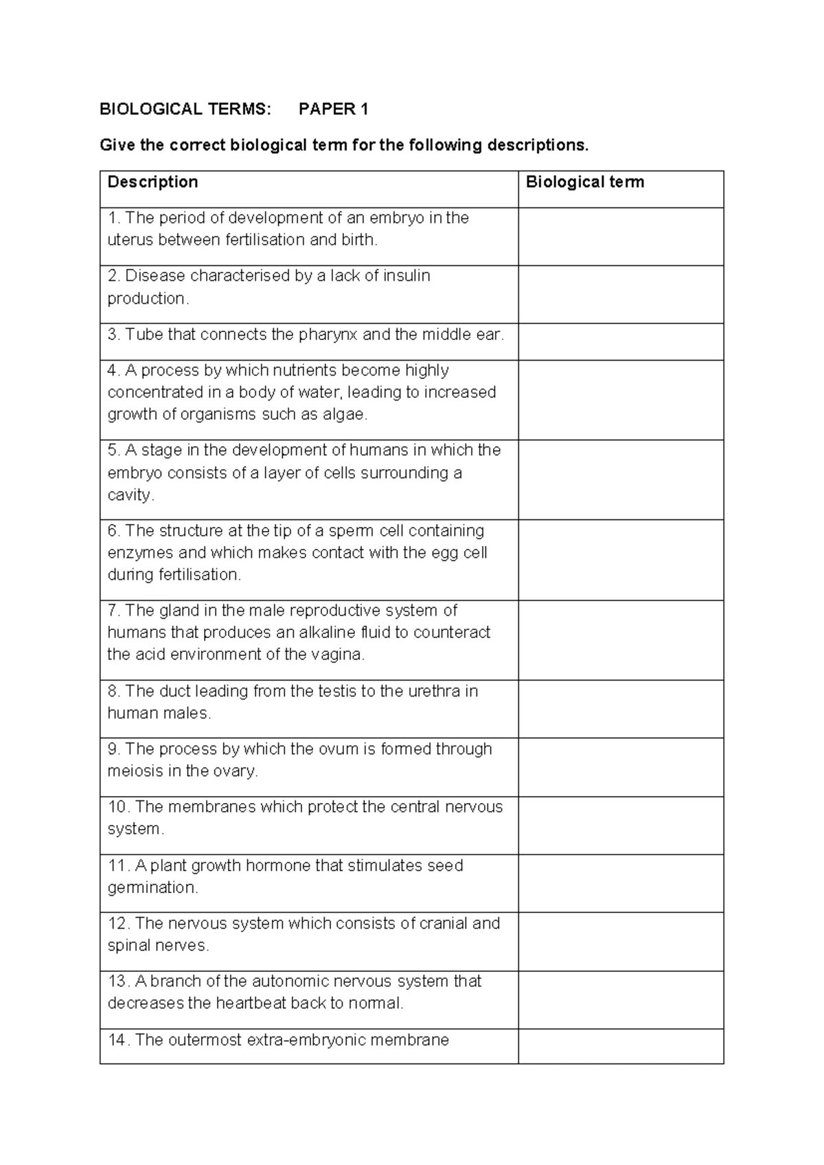 Gr11 Topic Test Gaseous Exchange - LIFE SCIENCES TOPIC TEST- Grade 11 ...
