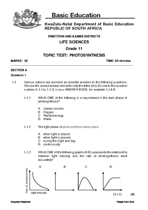 [Solved] LIFE Science grade 10 Support and transport system in plants ...