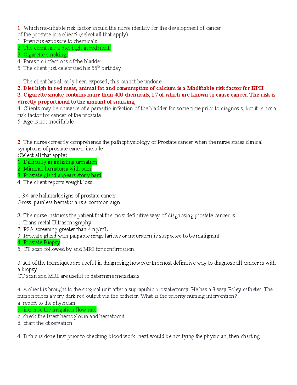 NCLEX Prostate Cancer Questions: Understanding Risk Factors & Care ...