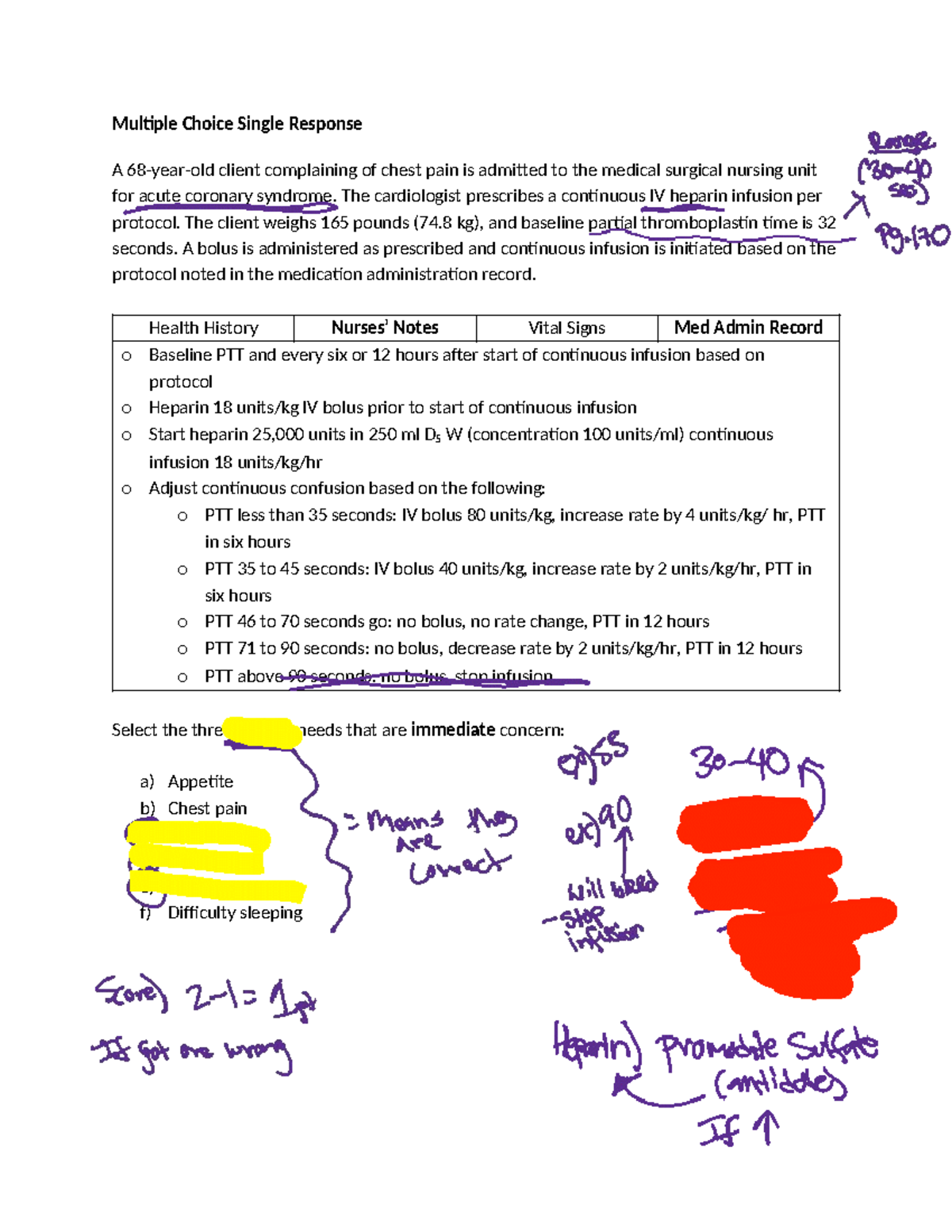 MS - NGN 2025 - notes - Multiple Choice Single Response A 68-year-old ...