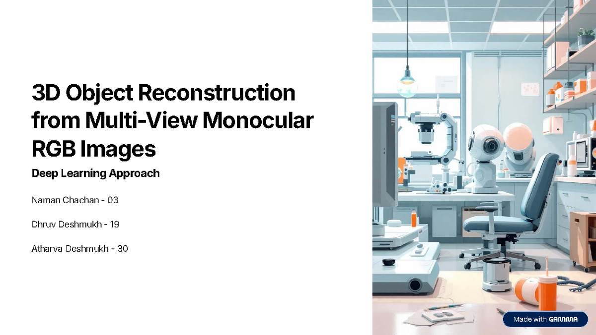 3D Object Reconstruction from Monocular RGB Images: A Deep Learning ...