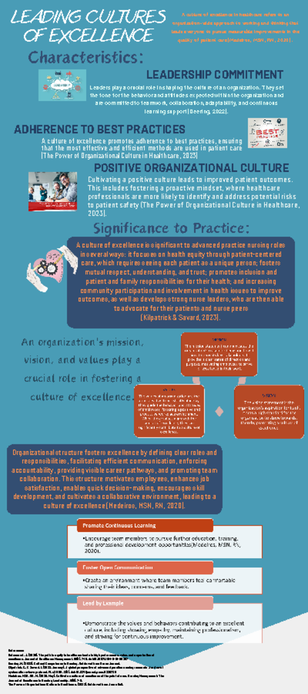 Culture of Excellence in Healthcare: Building Effective Practices - Studocu