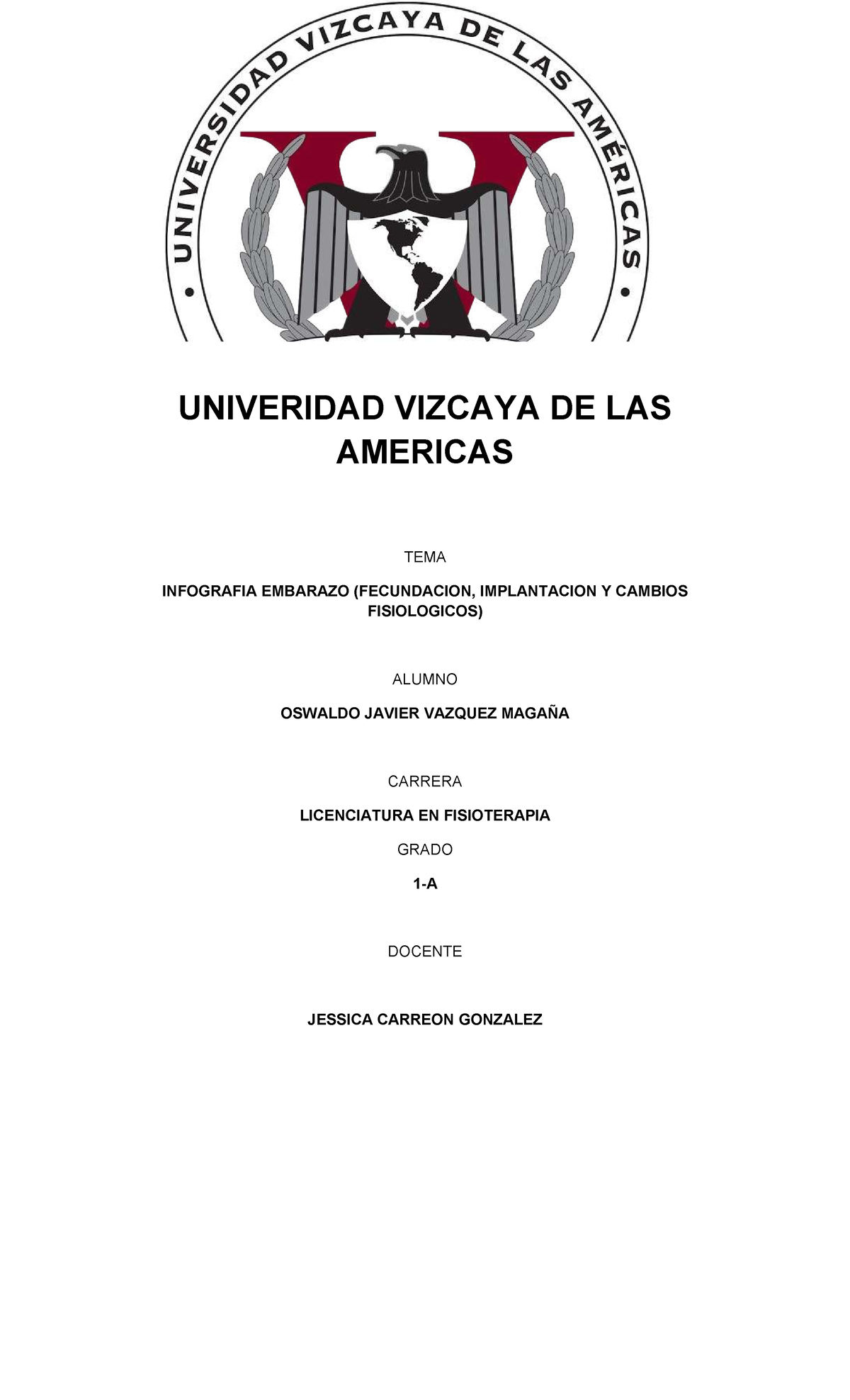 Infografía sobre Embarazo: Fecundación e Implantación (FISIOTERAPIA ...