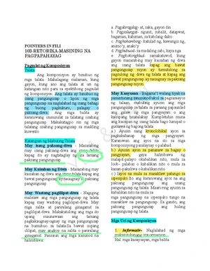 Monologo: Lecture Notes on Types and Techniques in Monologues - Studocu