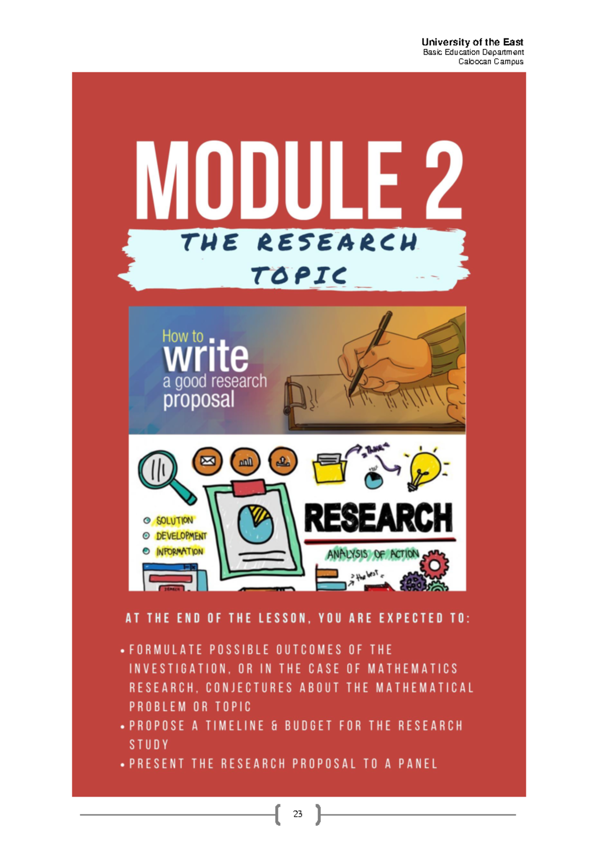 Capstone Module 2 - Researcher Responsibilities and Budget Proposal ...