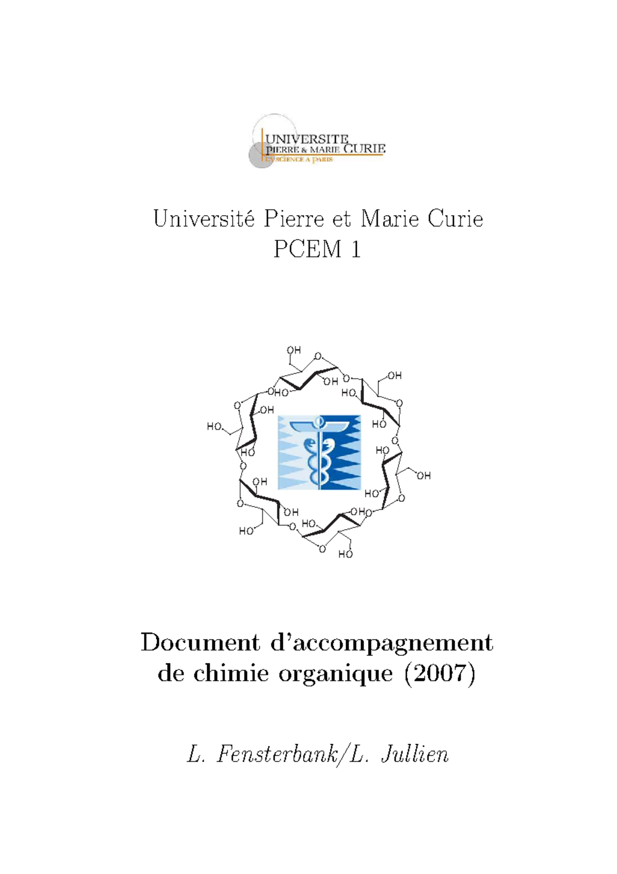 Hydrocarbures ET Fonctions Monovalentes - Université Pierre et Marie ...