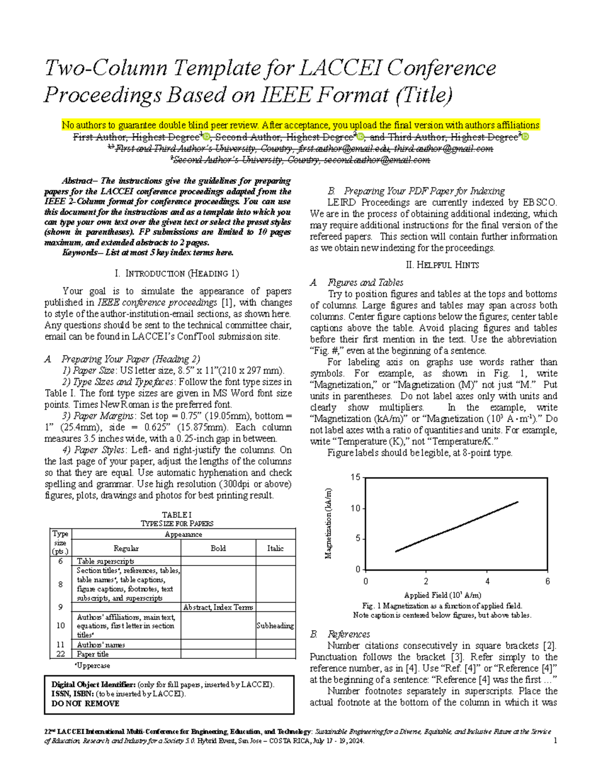Template PIF - APUNTES - Two-Column Template for LACCEI Conference ...