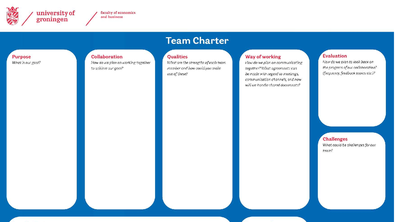 Team Charter Template - What is our goal? How do we plan on working ...