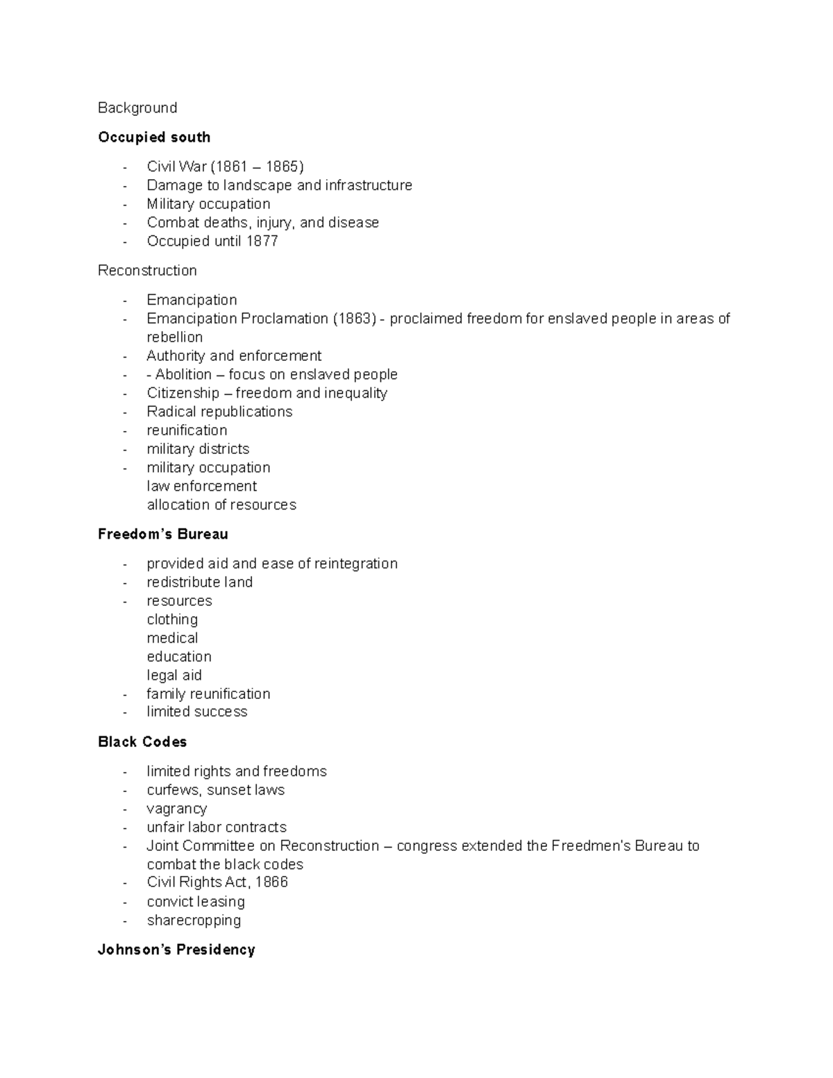 Reconstruction to Gilded Age Overview: Key Events and Impact ...