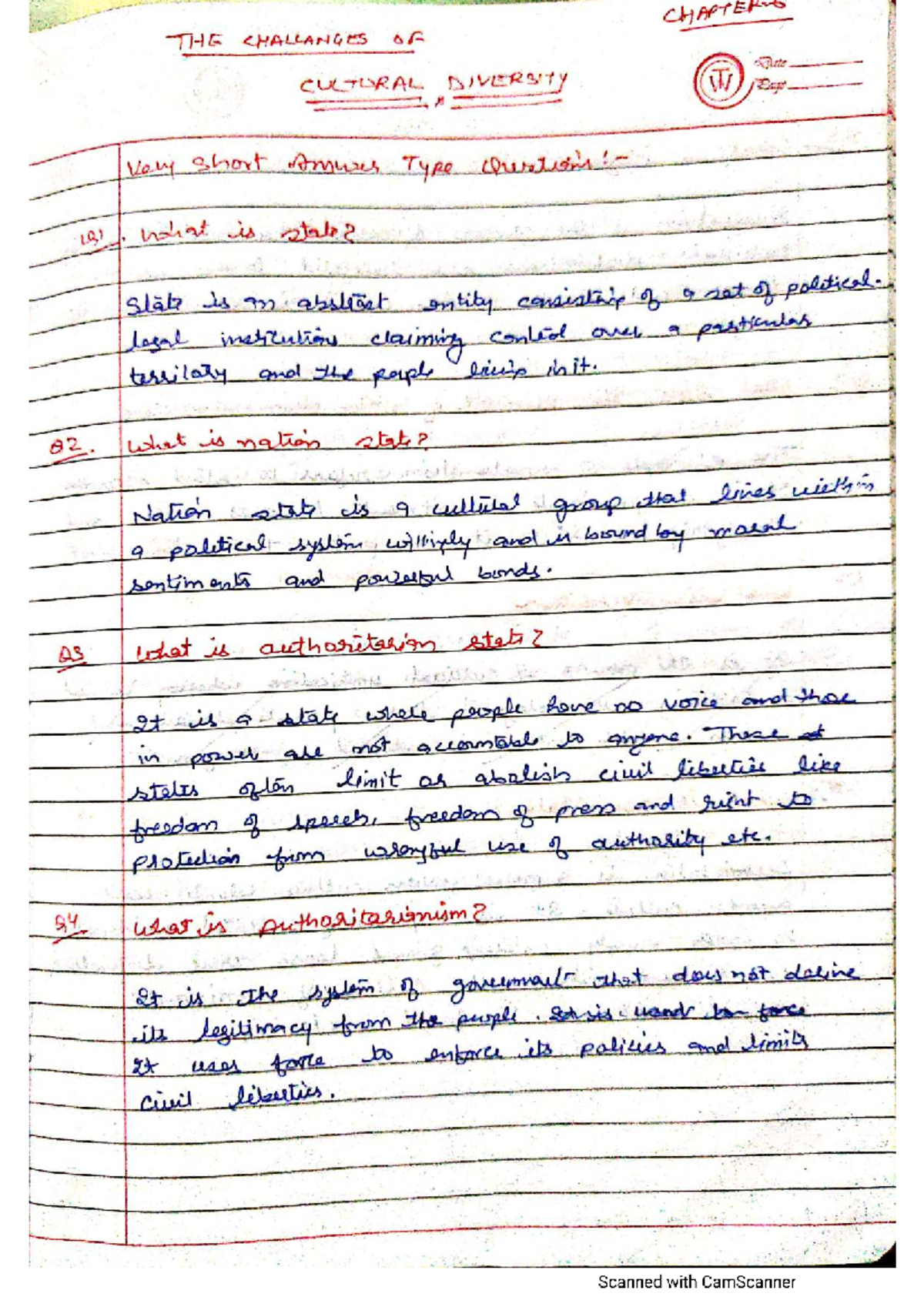 Ch 6 Part 1 Notes for Course THE 61R - Studocu