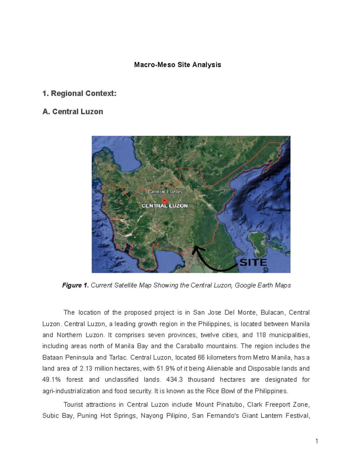 SJDM Micro and Macro Site Analysis: Central Luzon Context and Insights ...
