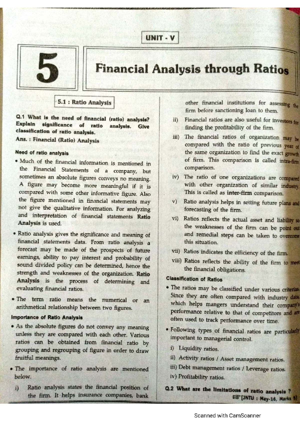 BEFA 5 Financial Analysis: Understanding Ratios for Loan Assessment ...