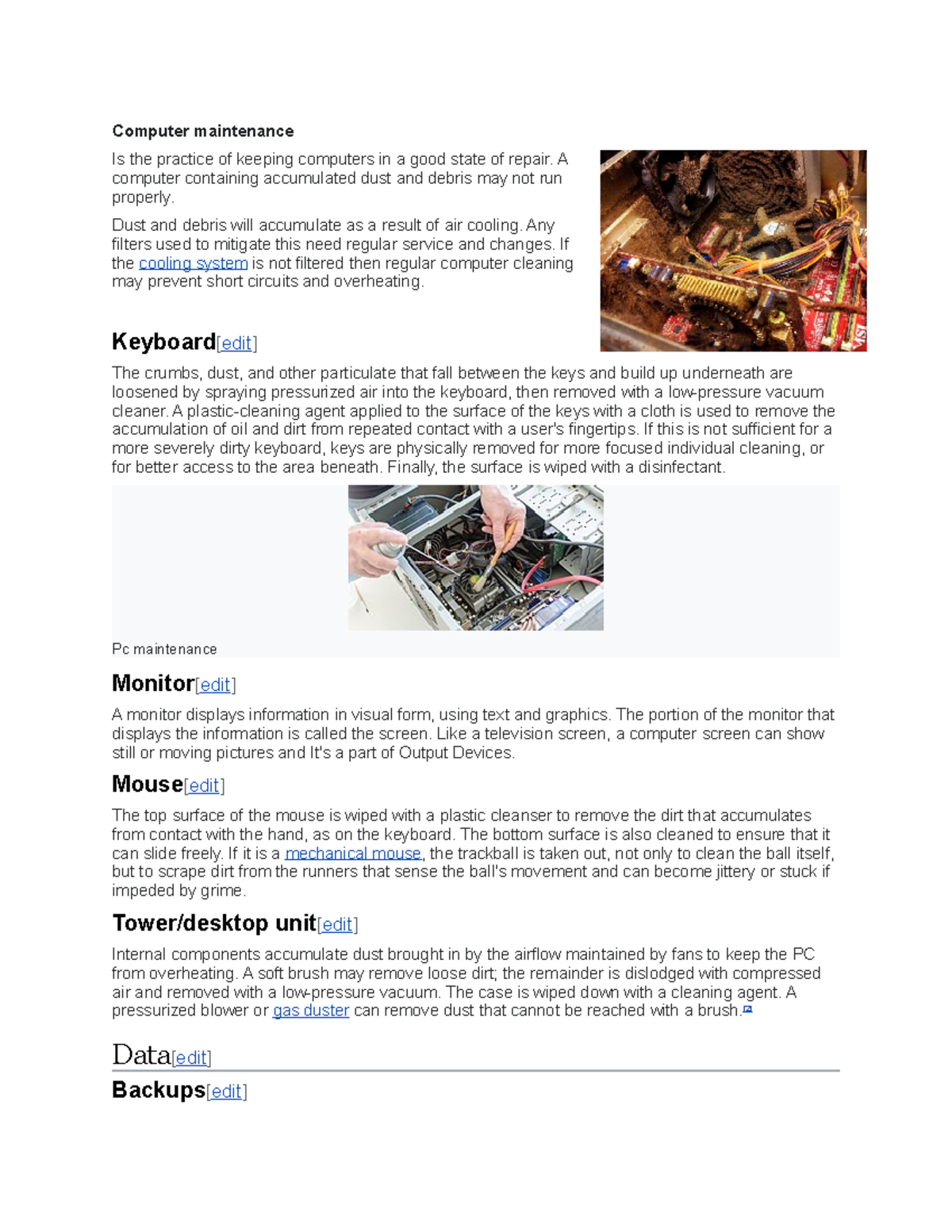 **COMP101: Intro to Computer Repair & Maintenance Guide** - Studocu