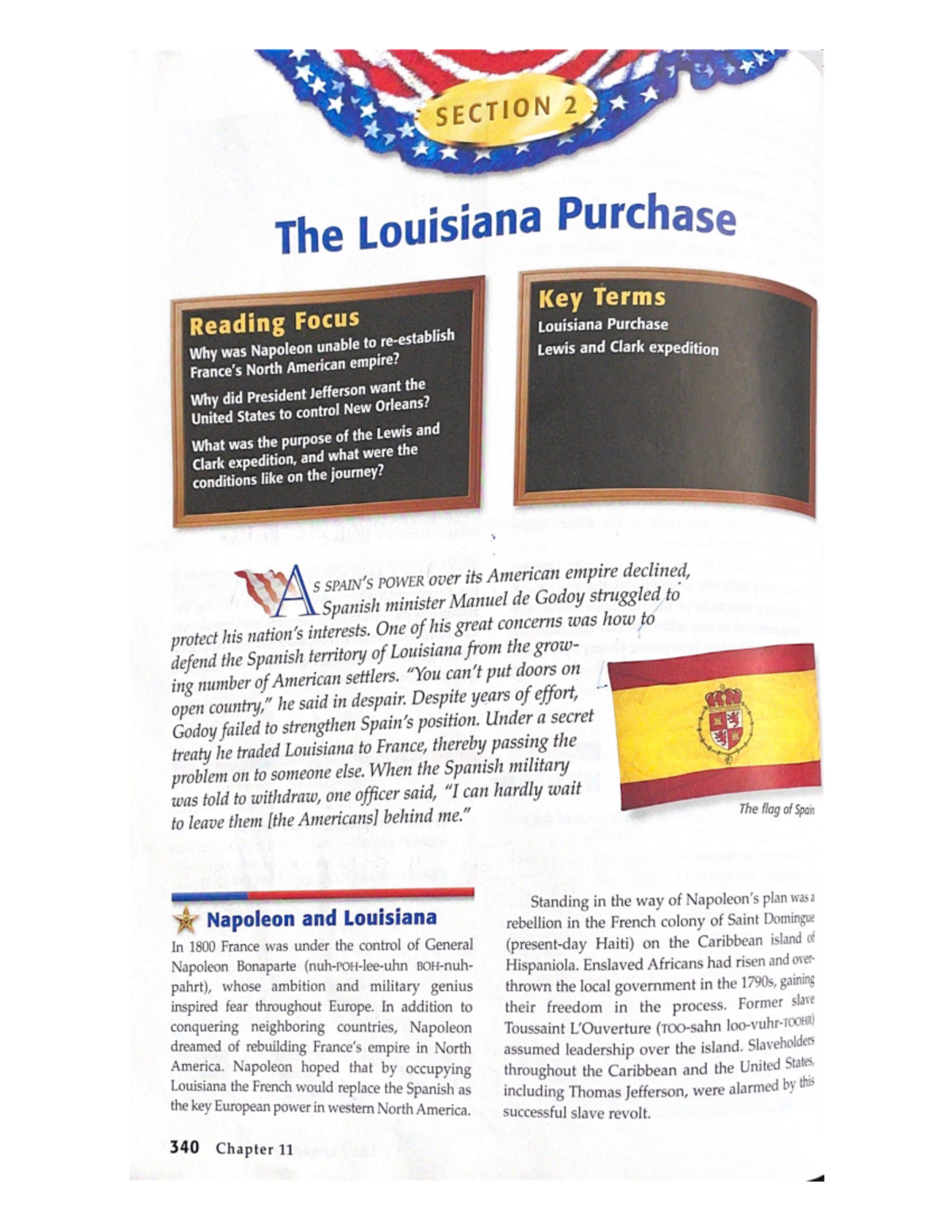 The Louisiana Purchase: Key Terms and the Lewis and Clark Expedition ...