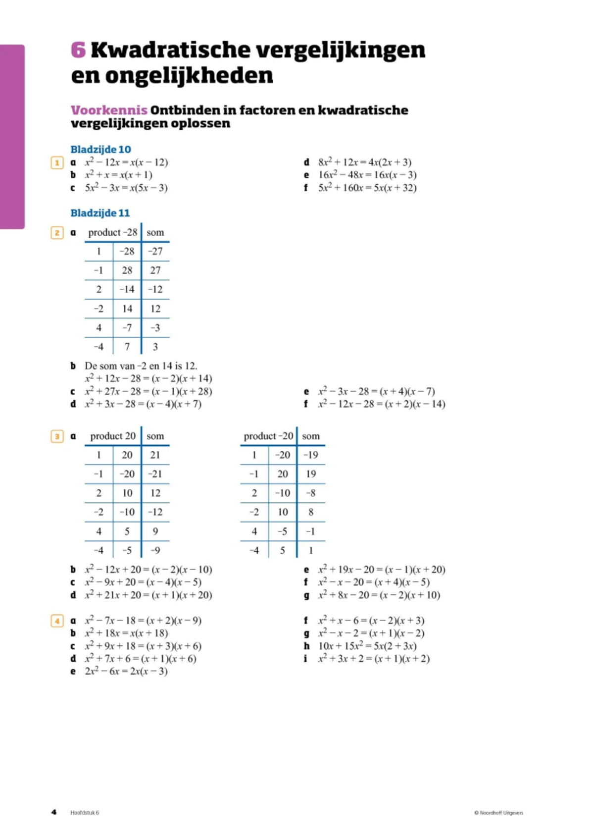 Wiskunde 3 HAVO - Antwoorden & Uitwerkingen voor Oefeningen - Studeersnel