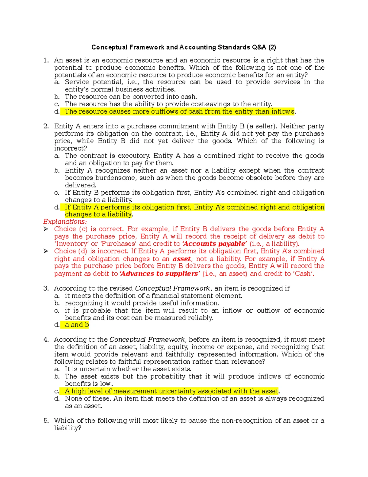Chapter 7 - Practice Questions with answer - CHAPTER 7 COMPLETING THE ...
