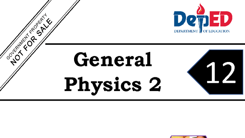 General Physics 2 Grade 12 Quarter 3 Module 4: Electric Potential ...
