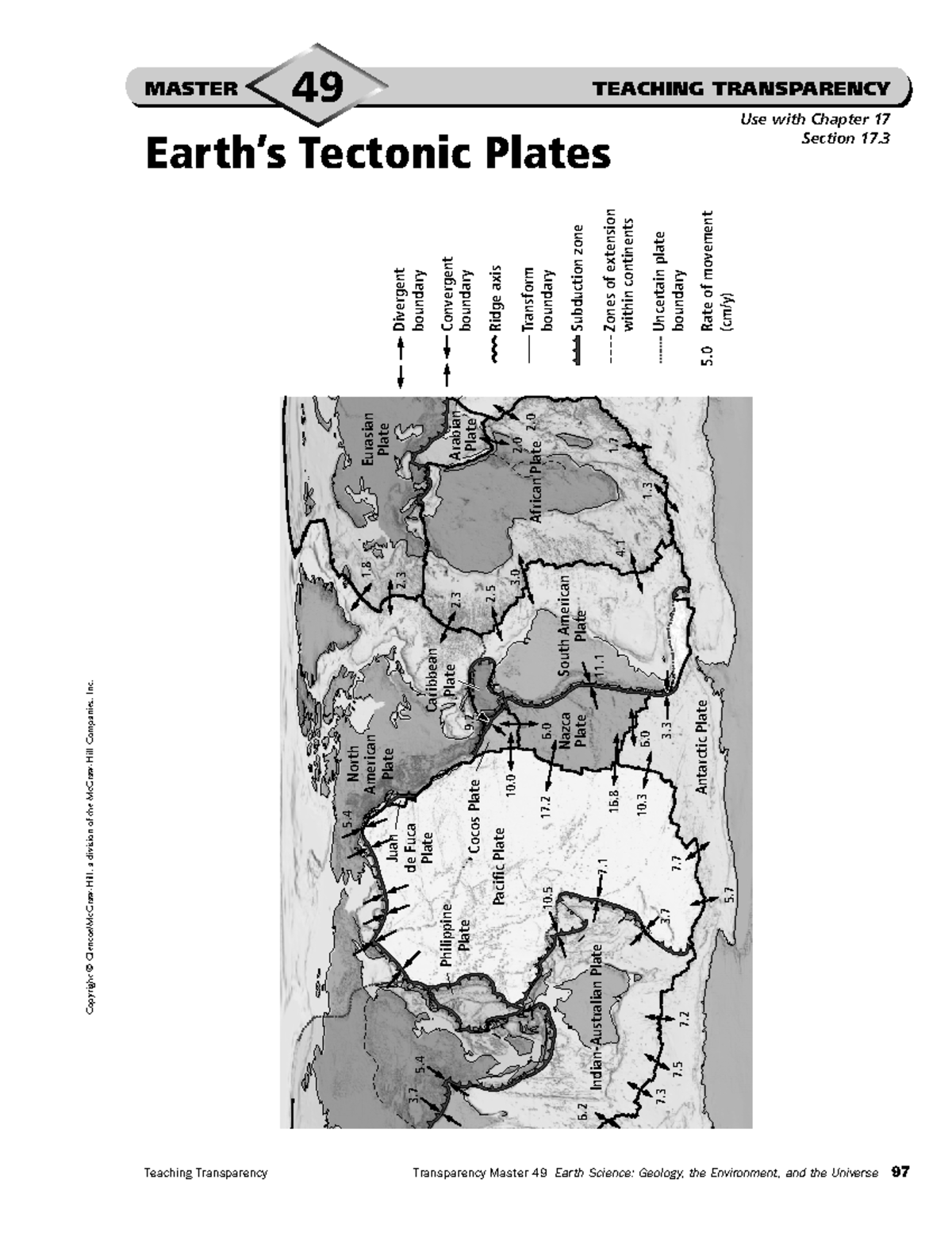 Earth Science 101: Tectonic Plates Worksheets for Chapter 17 - Studocu