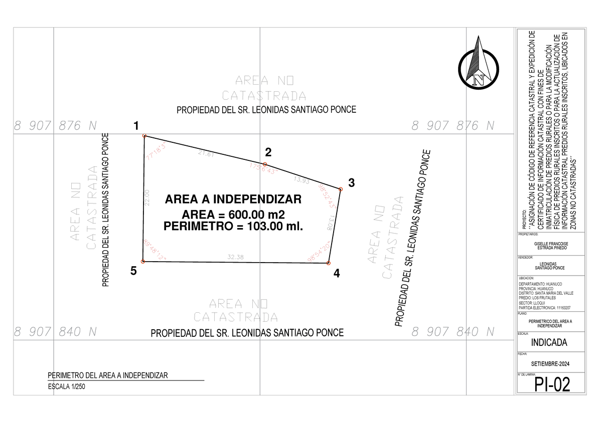 Área A Independizar - Examen de Información Catastral - Studocu