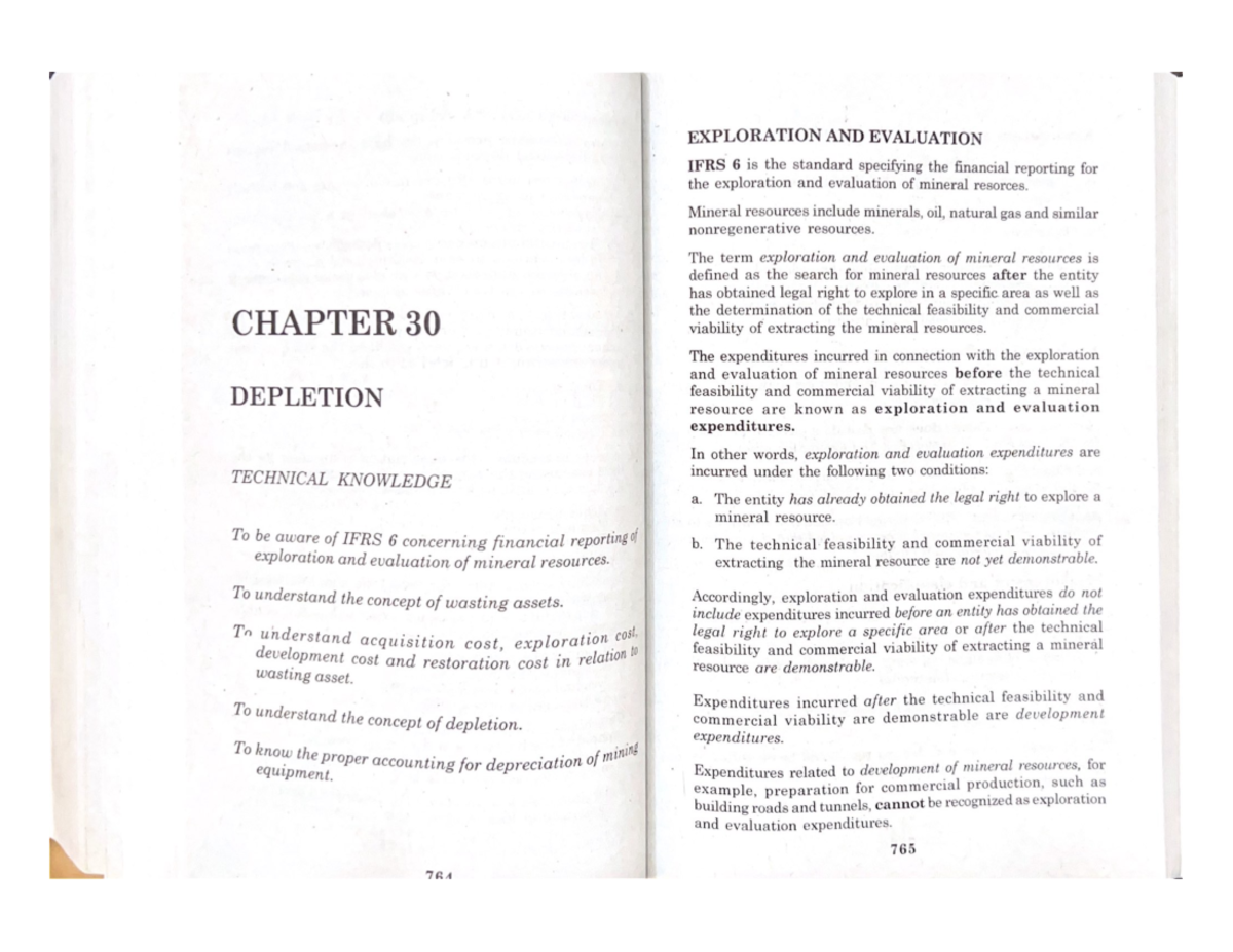 Depletion and Wasting Assets: Insights from IFRS 6 on Mineral Resources ...