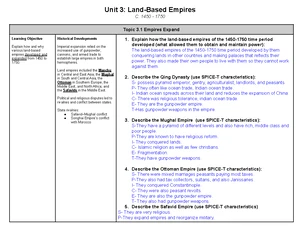 AP World History Unit 3 Study Guide - Unit 3: Land-Based Empires C ...