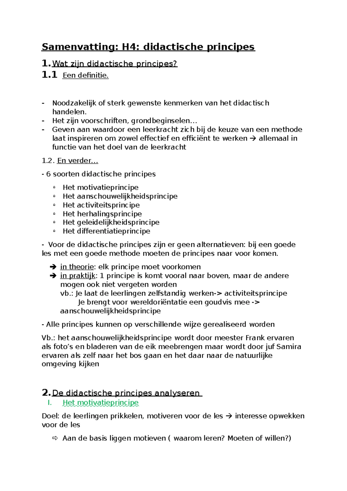 Samenvatting: Onderdelen en Functie van een Bloem - Studocu