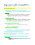 C717 - Business Ethics - Studocu