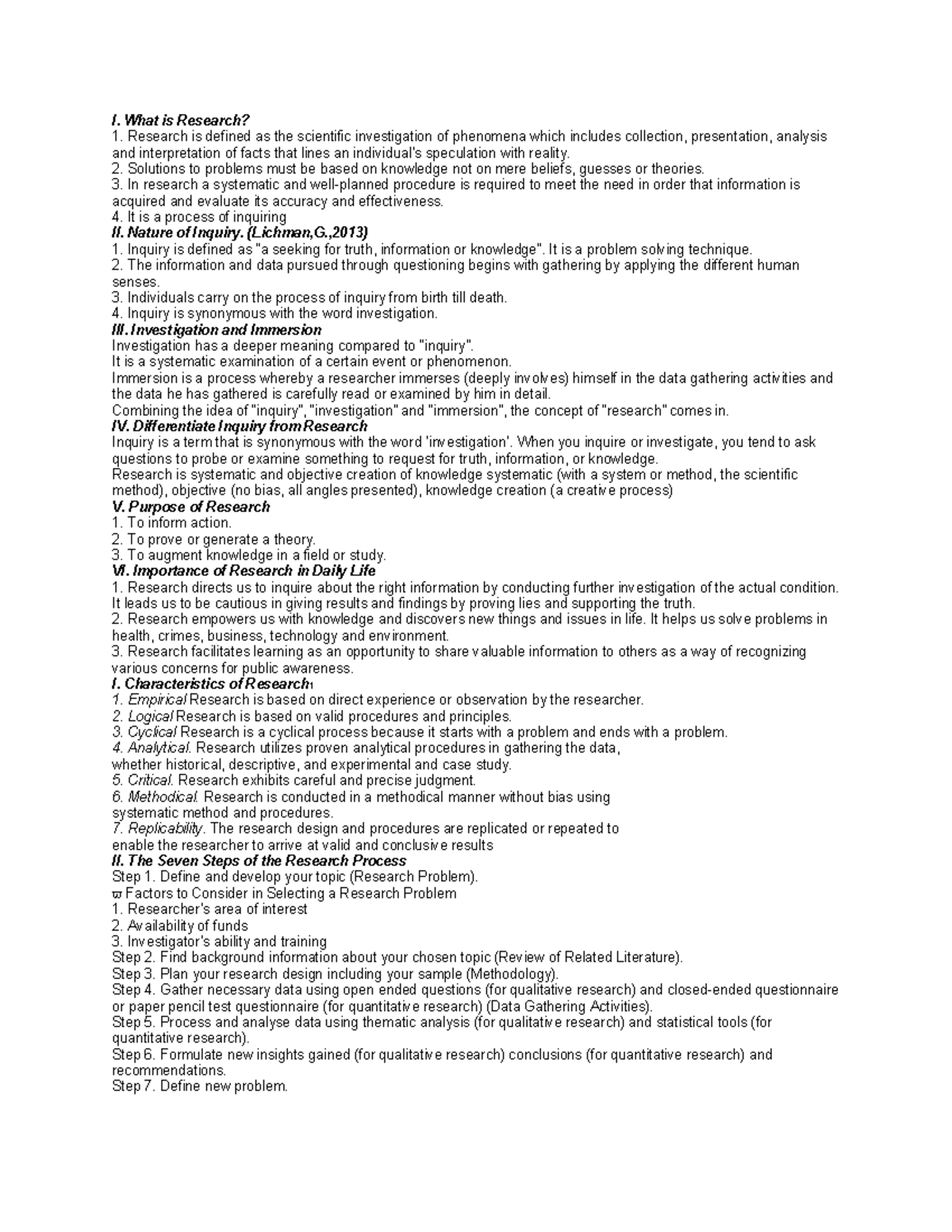 Research Fundamentals: Understanding Inquiry, Ethics, and Processes ...