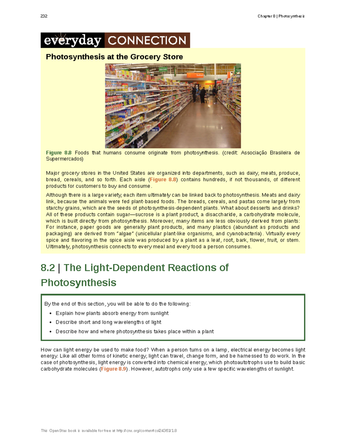 8.2 The Light-Dependent Reactions of Photosynthesis - Photosynthesis at ...