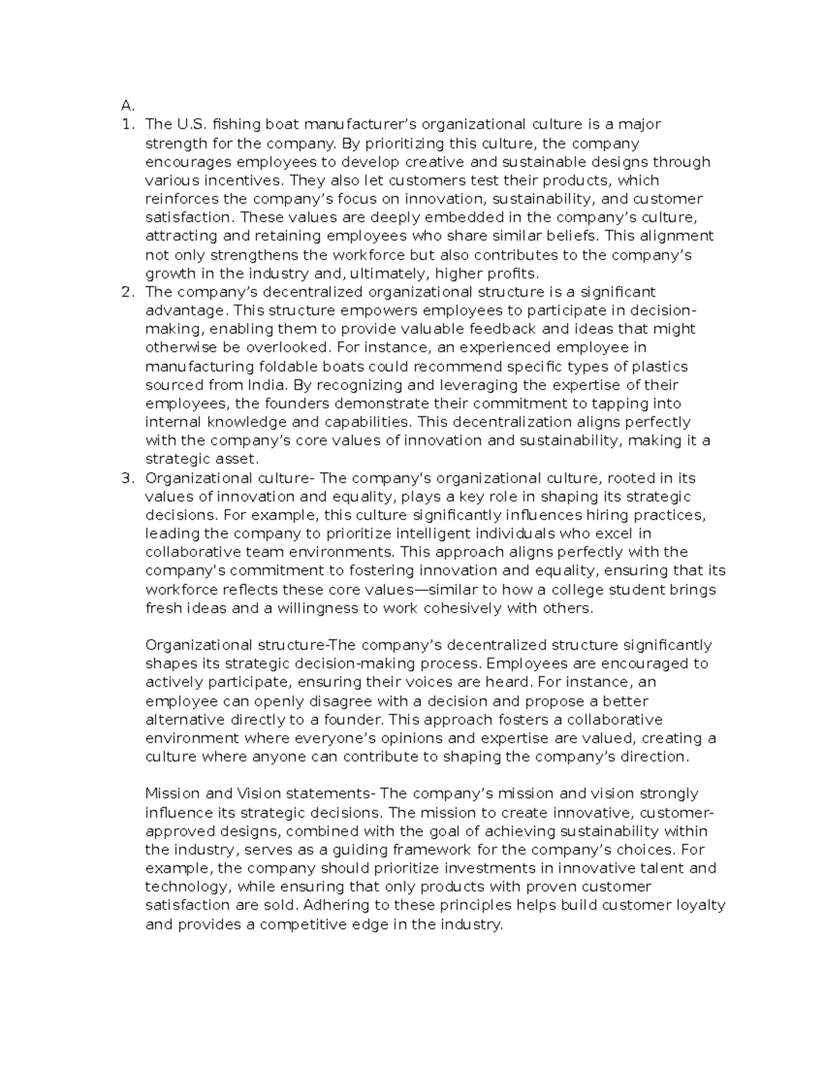 QBM3 Task 1 Market Entry Overview done - A. The U. fishing boat ...